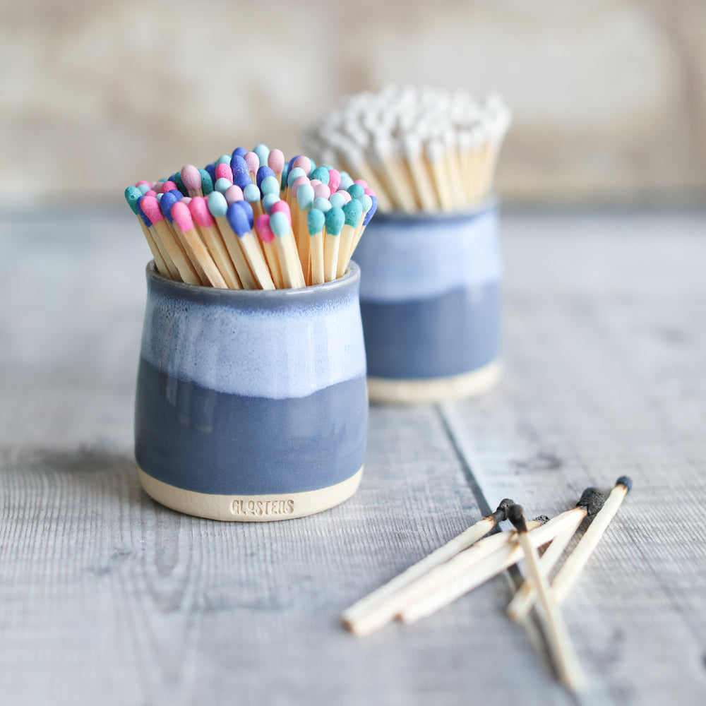 Ceramic Match Pot | Handmade Welsh Pottery Gifts | Glosters