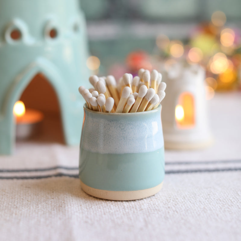 Ceramic Match Pot | Handmade Welsh Pottery Gifts | Glosters