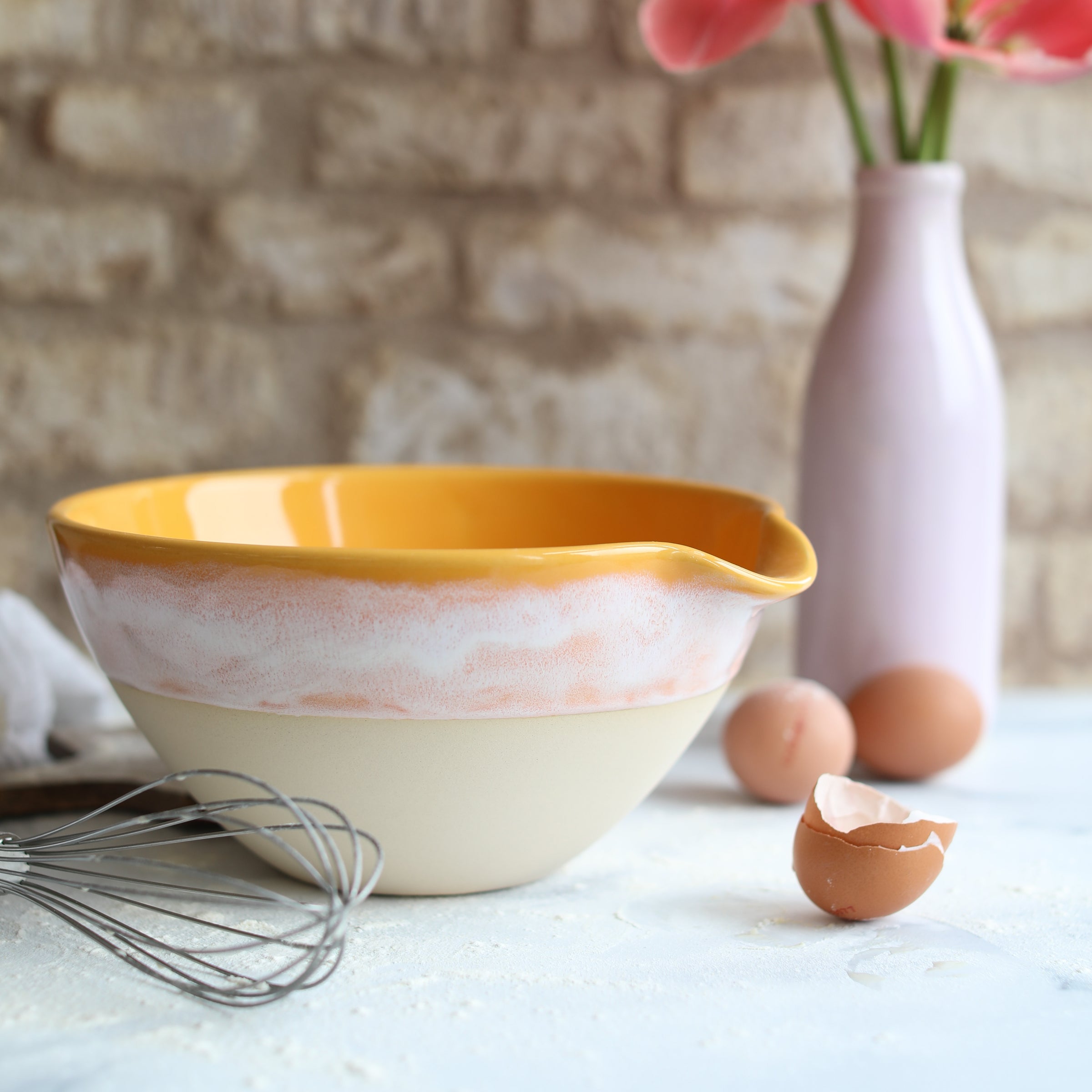 Large Ceramic Pouring Bowl | Handmade Ceramic Bowl | Glosters