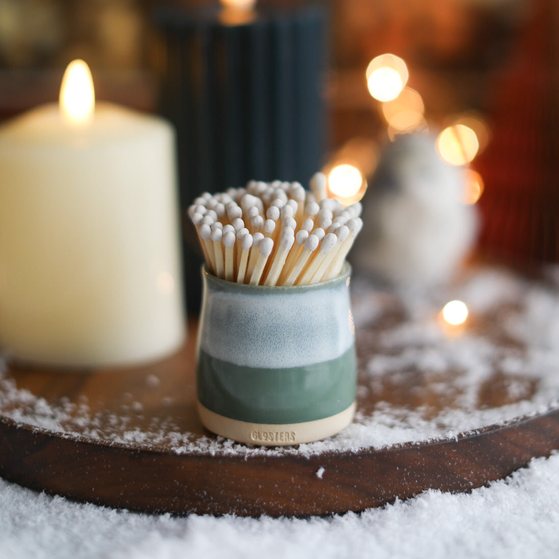 Ceramic Match Pot | Handmade Welsh Pottery Gifts | Glosters