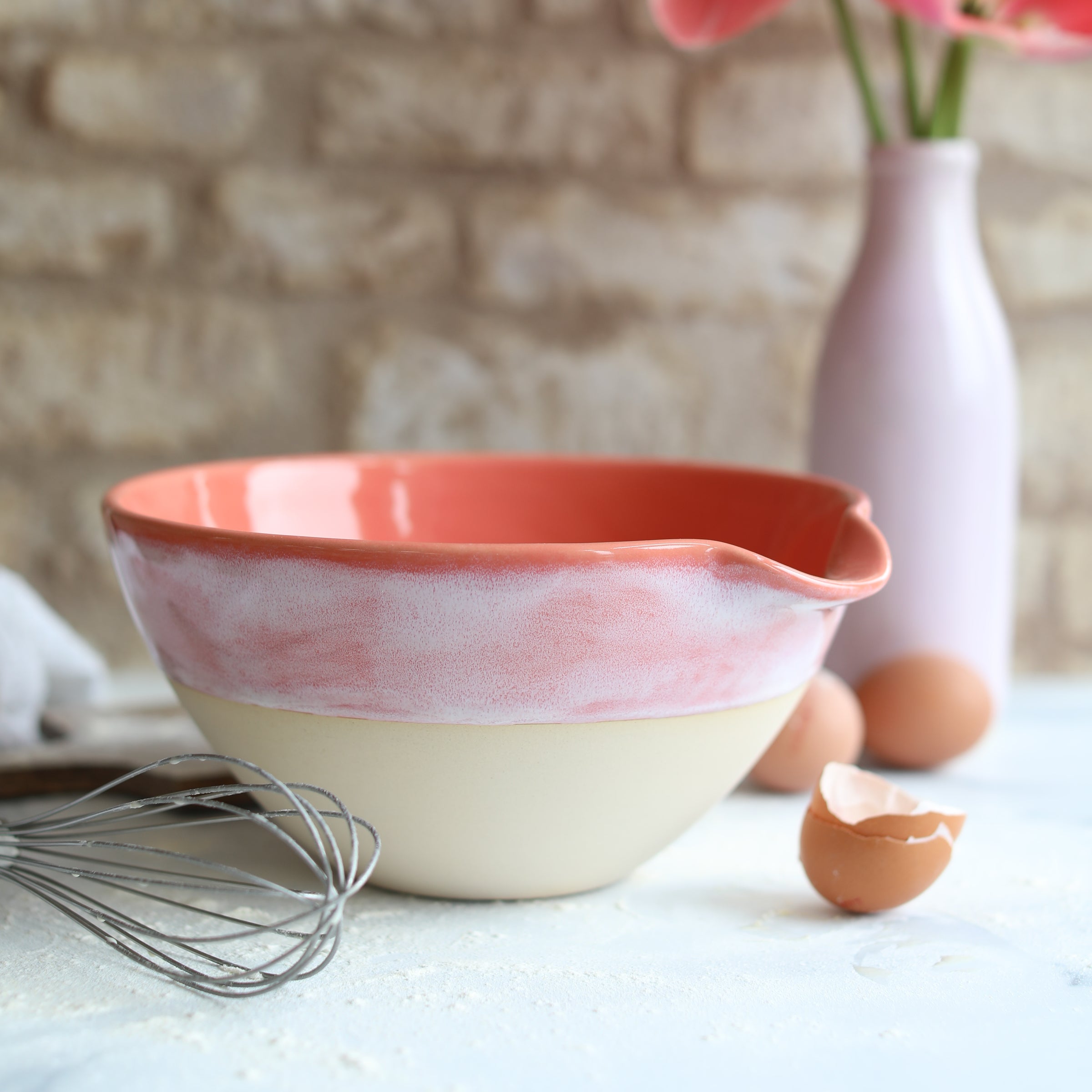 Large Ceramic Pouring Bowl | Handmade Ceramic Bowl | Glosters