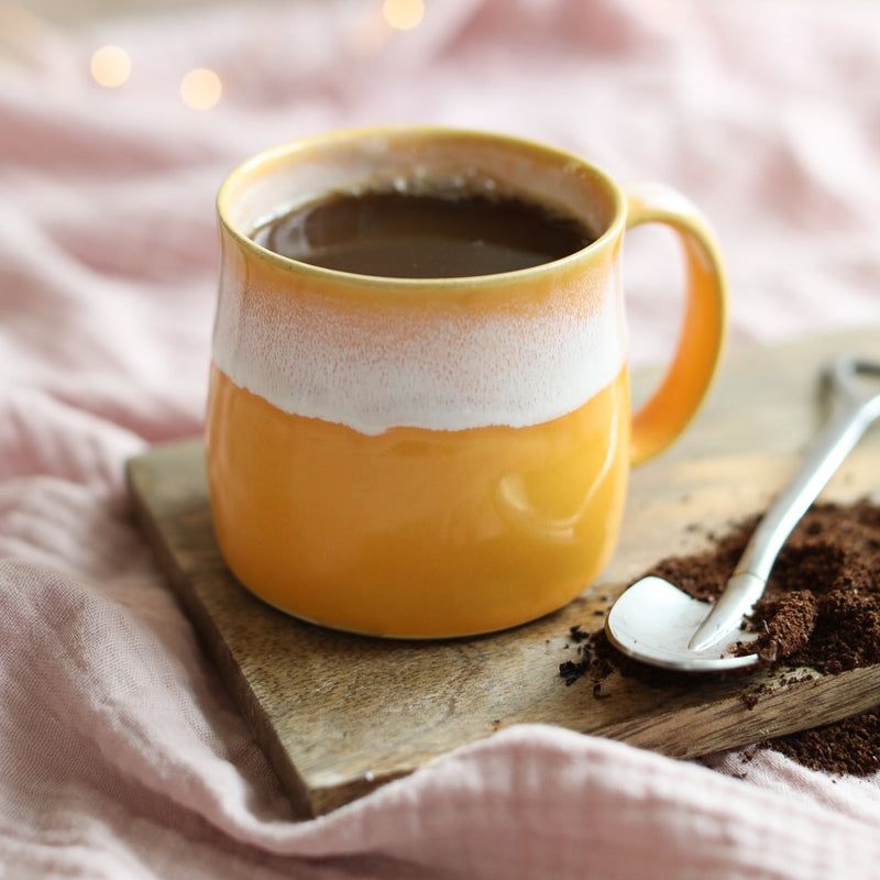 Mustard Handmade Mug | Welsh Ceramics and Pottery | Glosters